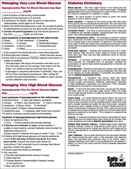 Care of Young Children With Diabetes in the Child Care Setting: A ...