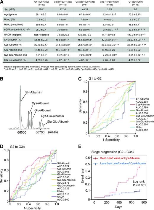 Cysteinylated Albumin as a Potential Biomarker for the Progression of ...