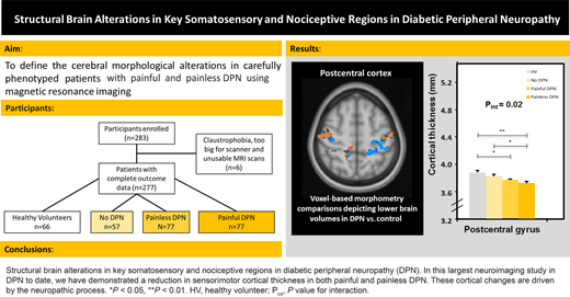 Structural Brain Alterations in Key Somatosensory and Nociceptive ...