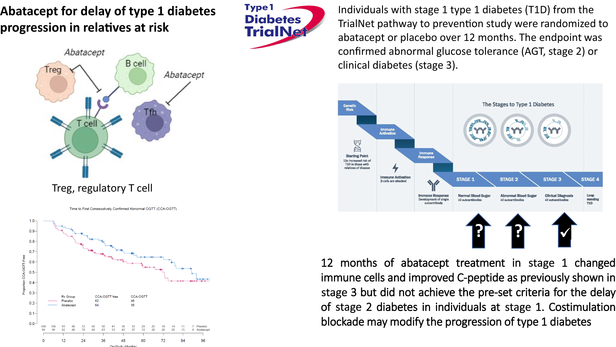 Abatacept for Delay of Type 1 Diabetes Progression in Stage 1 Relatives ...
