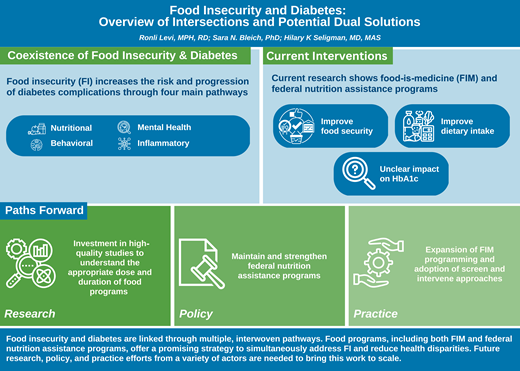 Food Insecurity and Diabetes: Overview of Intersections and Potential ...