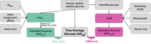 Estimating Glycemia From HbA1c and CGM: Analysis of Accuracy and Sources of Discrepancy ...