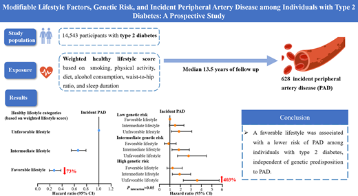 Modifiable Lifestyle Factors, Genetic Risk, and Incident Peripheral ...
