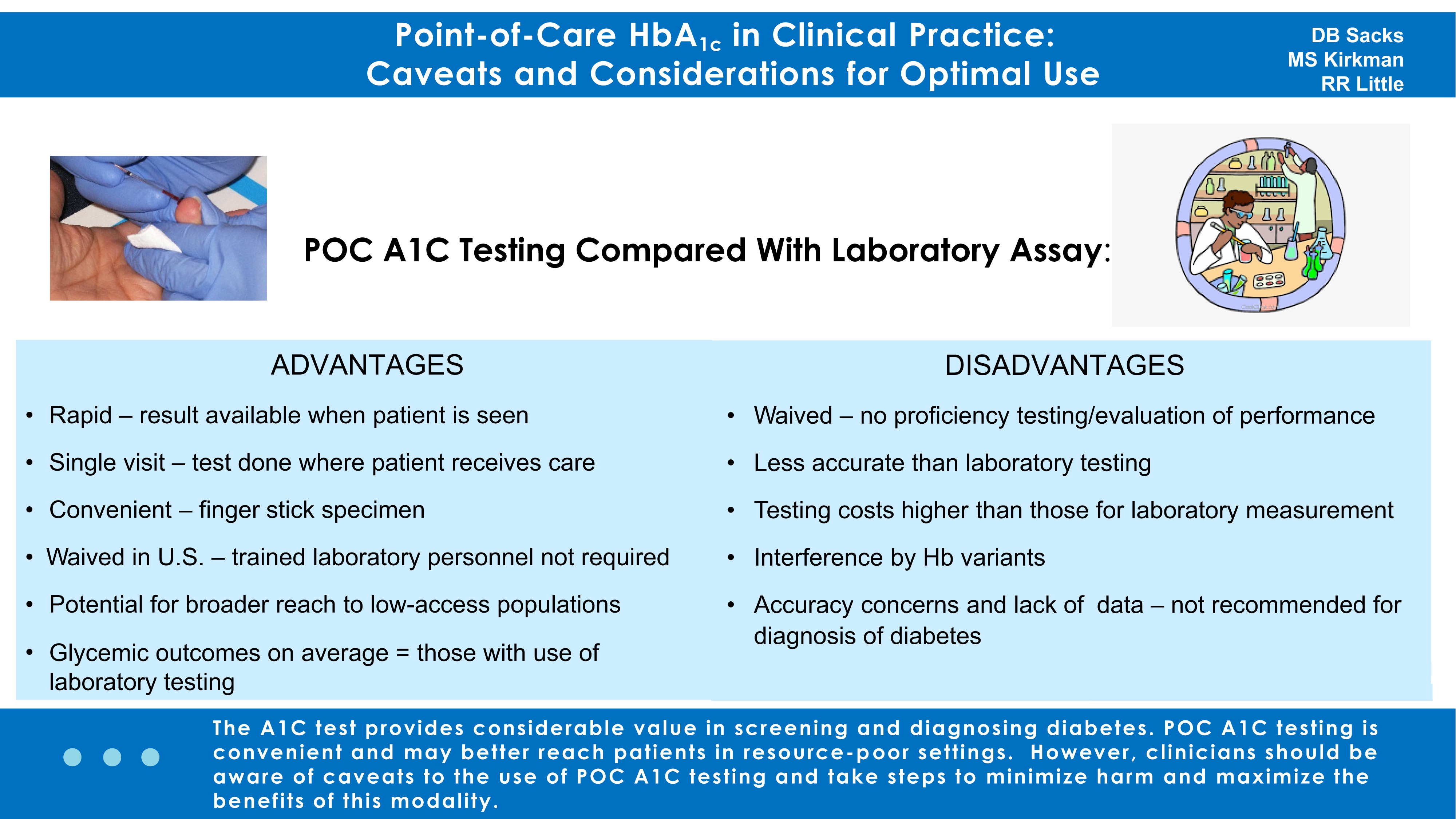 Point-of-Care HbA1c in Clinical Practice: Caveats and Considerations ...