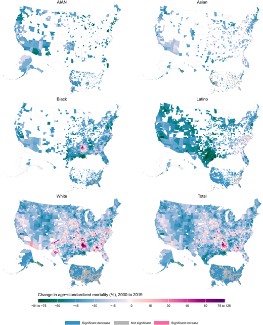 The Burden of Diabetes Mortality by County, Race, and Ethnicity in the ...