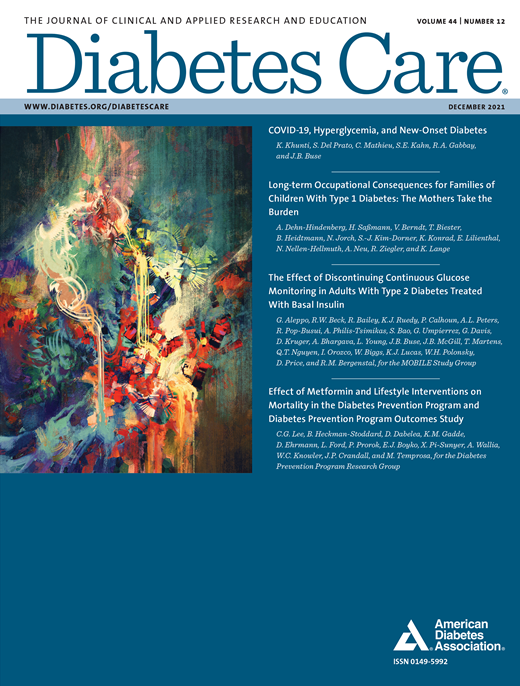 Volume 44 Issue 12 | Diabetes Care | American Diabetes Association