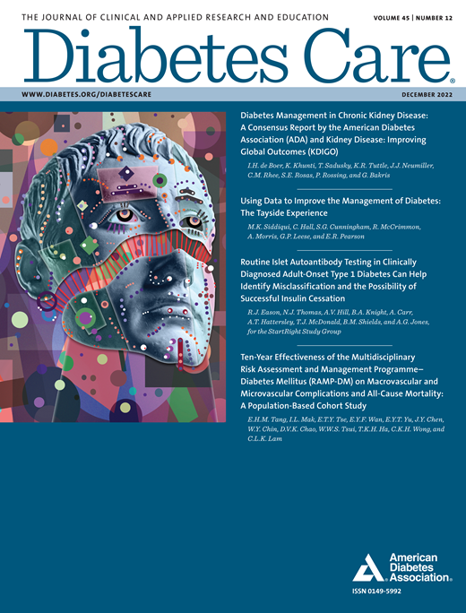 Diabetes Management in Chronic Kidney Disease: A Consensus Report by ...
