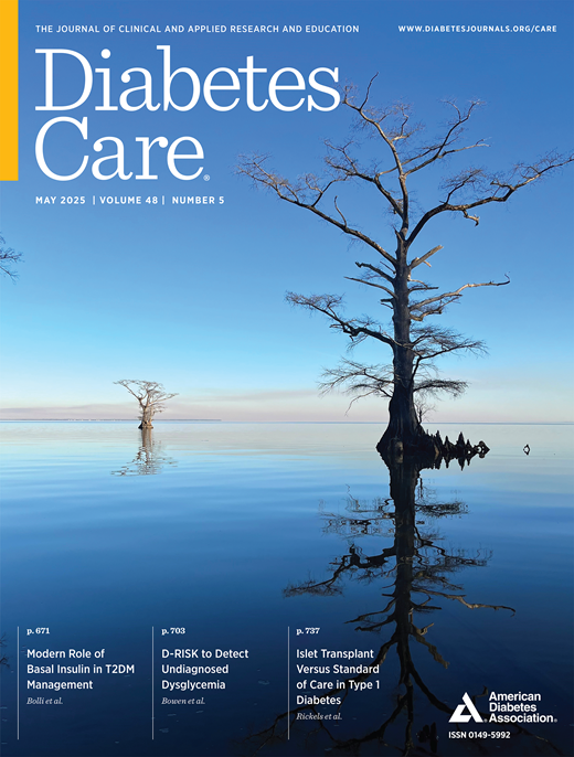 Islet Transplantation Versus Standard of Care for Type 1 Diabetes ...