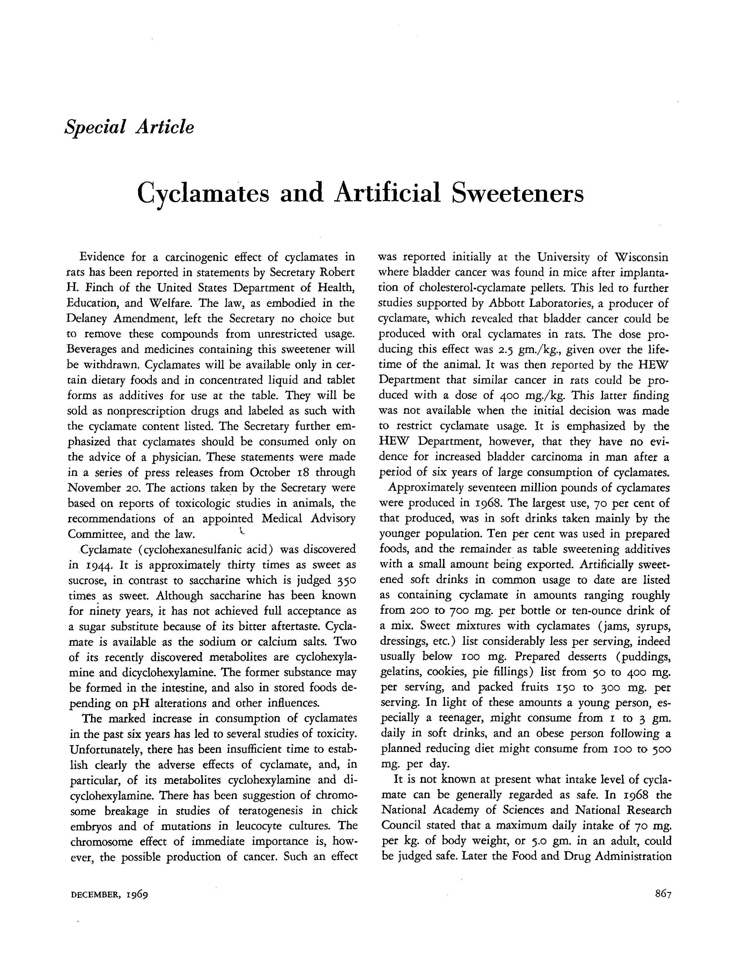 Cyclamates and Artificial Sweeteners | Diabetes | American Diabetes ...