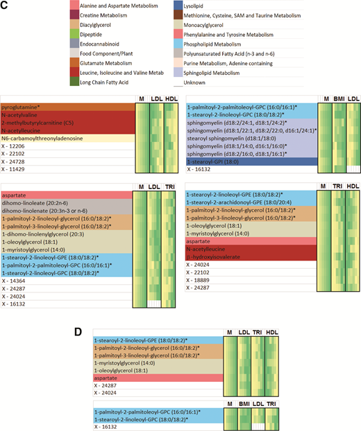 Metabolic and Metabo-Clinical Signatures of Type 2 Diabetes, Obesity ...